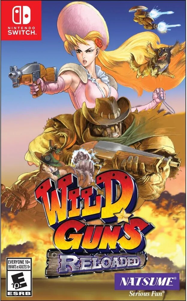 Wild Guns Reloaded (Nintendo Switch, английская версия) картридж