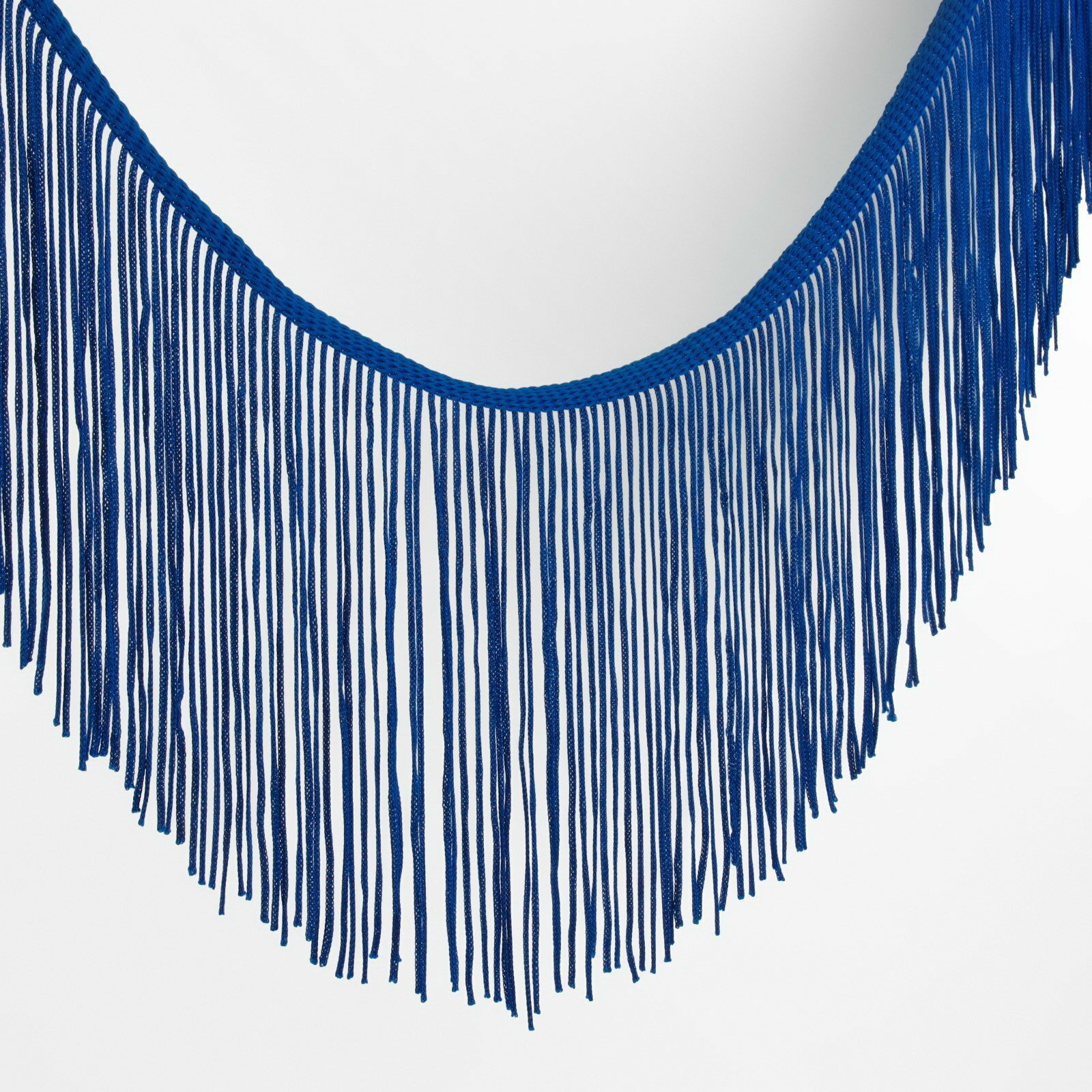 Тесьма декоративная "Бахрома", 15 см, 5+-0.5 м, синяя, тип: бахрома