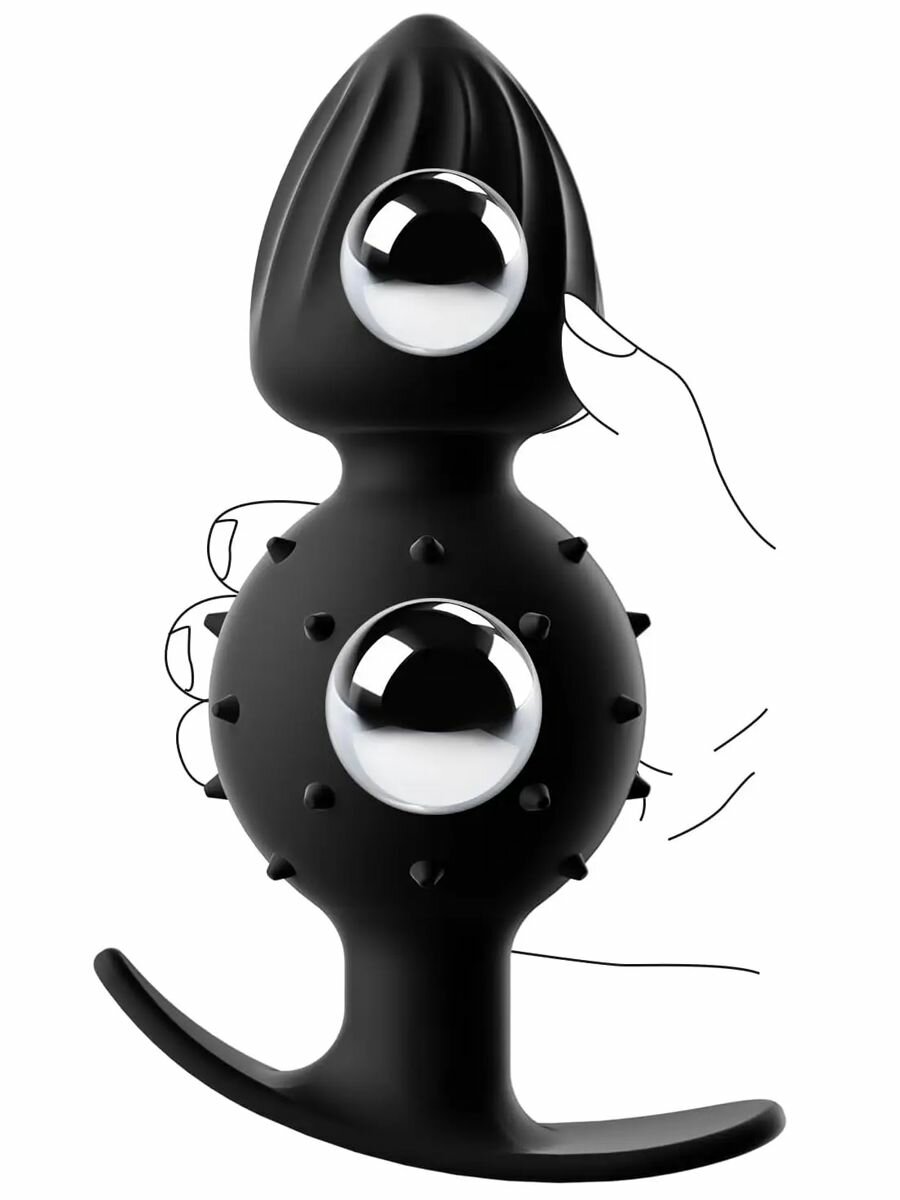 Анальная пробка "ANAL VIBRA PLUG MEDIUM" 11.5см