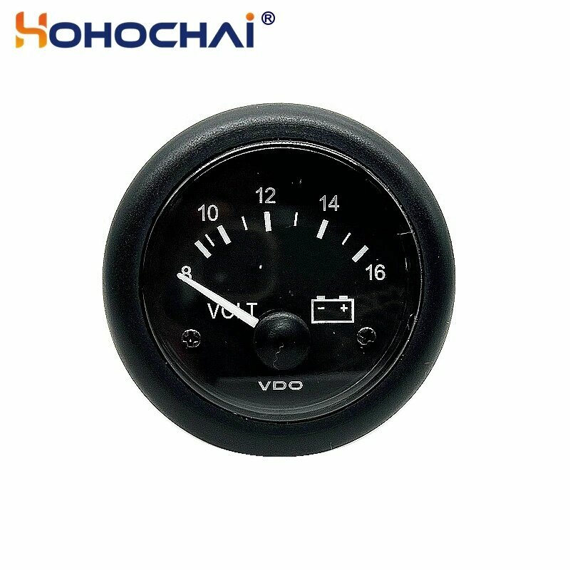 Вольтметр VDO 52 мм 12В/24В Voltmeter 12V