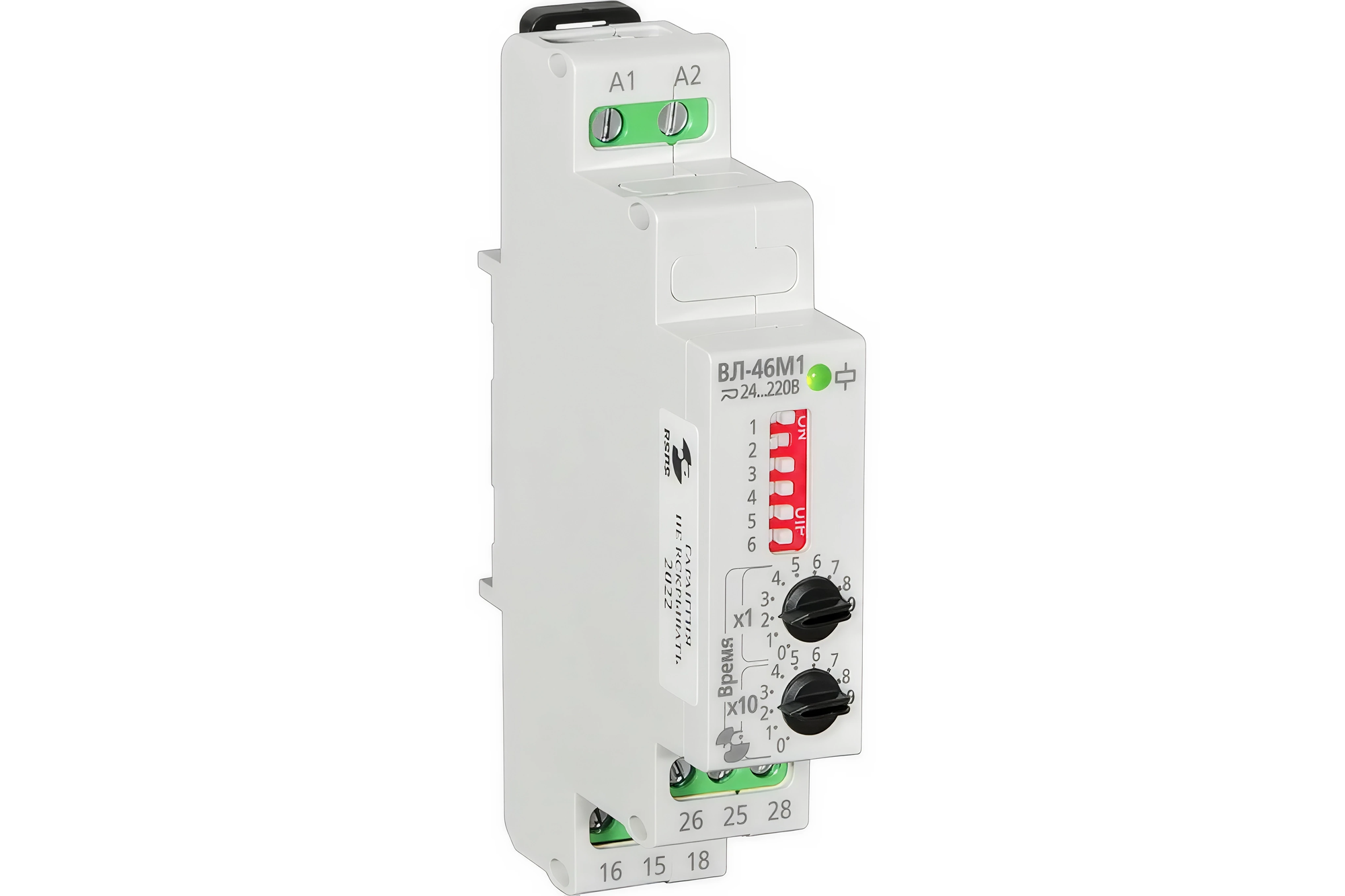 Реле времени Реле и Автоматика, ВЛ-46М1 0,1с-99ч, 24-220В, 50Гц, пост. A8223-76911250