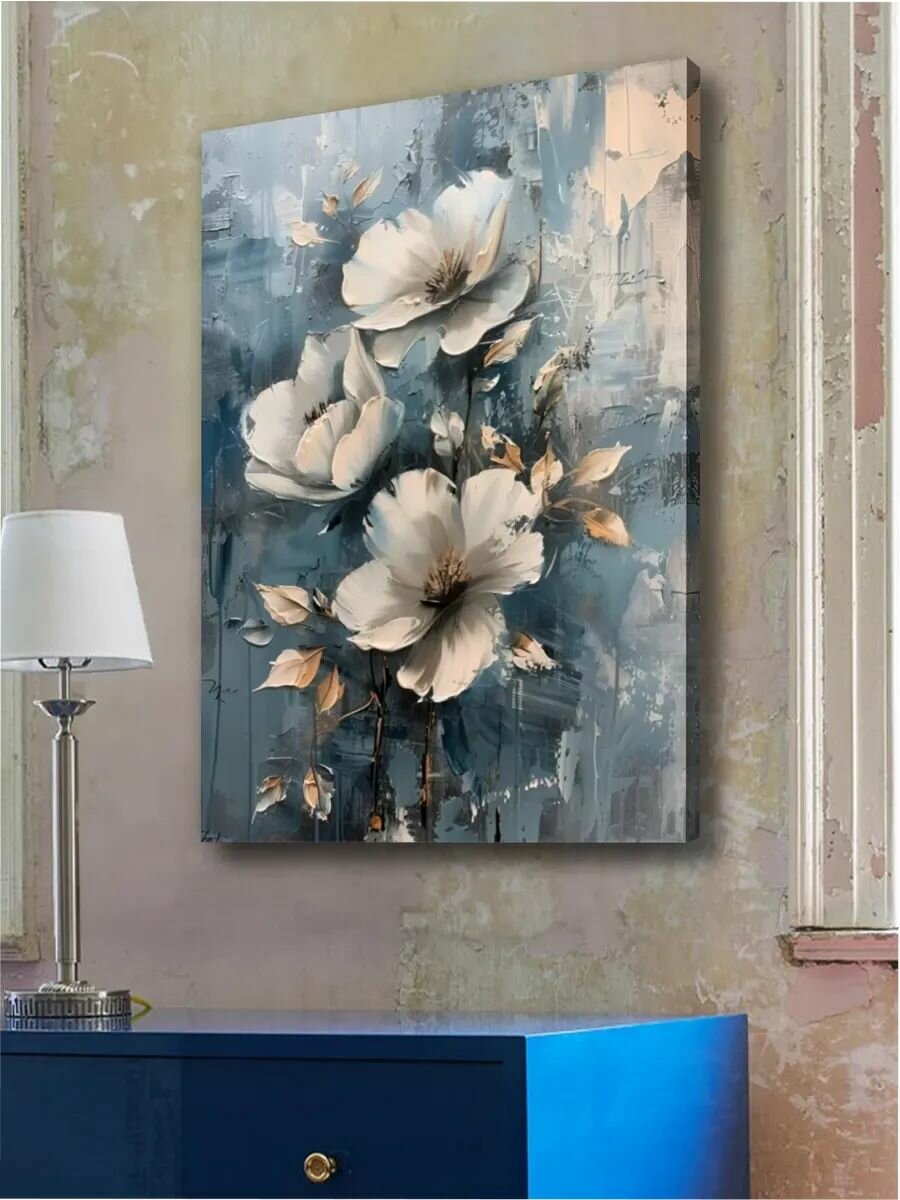 Картина Нежность на лазури для интерьера 30х40см 1шт.