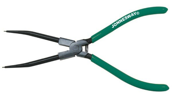 Клещи для стопорных колец Jonnesway P9508A, 48837, удлиненные, сжим, 215 мм, 10-32 мм