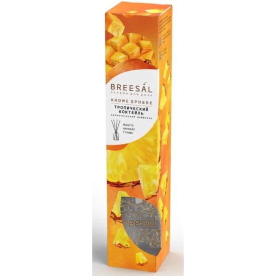 Ароматический диффузор Breesal Aroma Sphere Тропический коктейль 40 мл