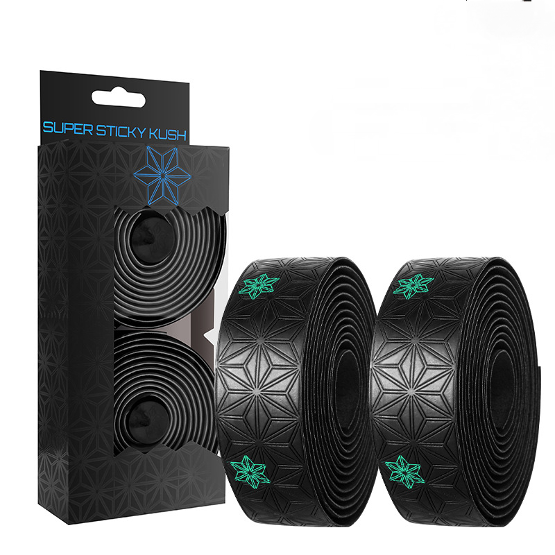 Обмотка руля шоссейного велосипеда Supacaz Super Sticky Kush Classic, прочная нескользящая обмоточка для комфортной езды и амортизации