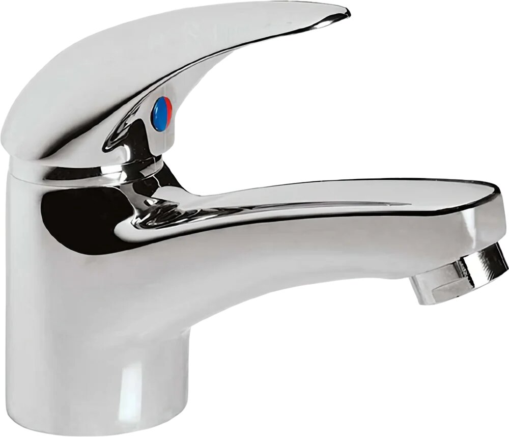 Смеситель для раковины Vidima Орион BA001AA хром, глянцевый, кран для ванной в раковину, из латуни, рычажный, с керамическим картриджем