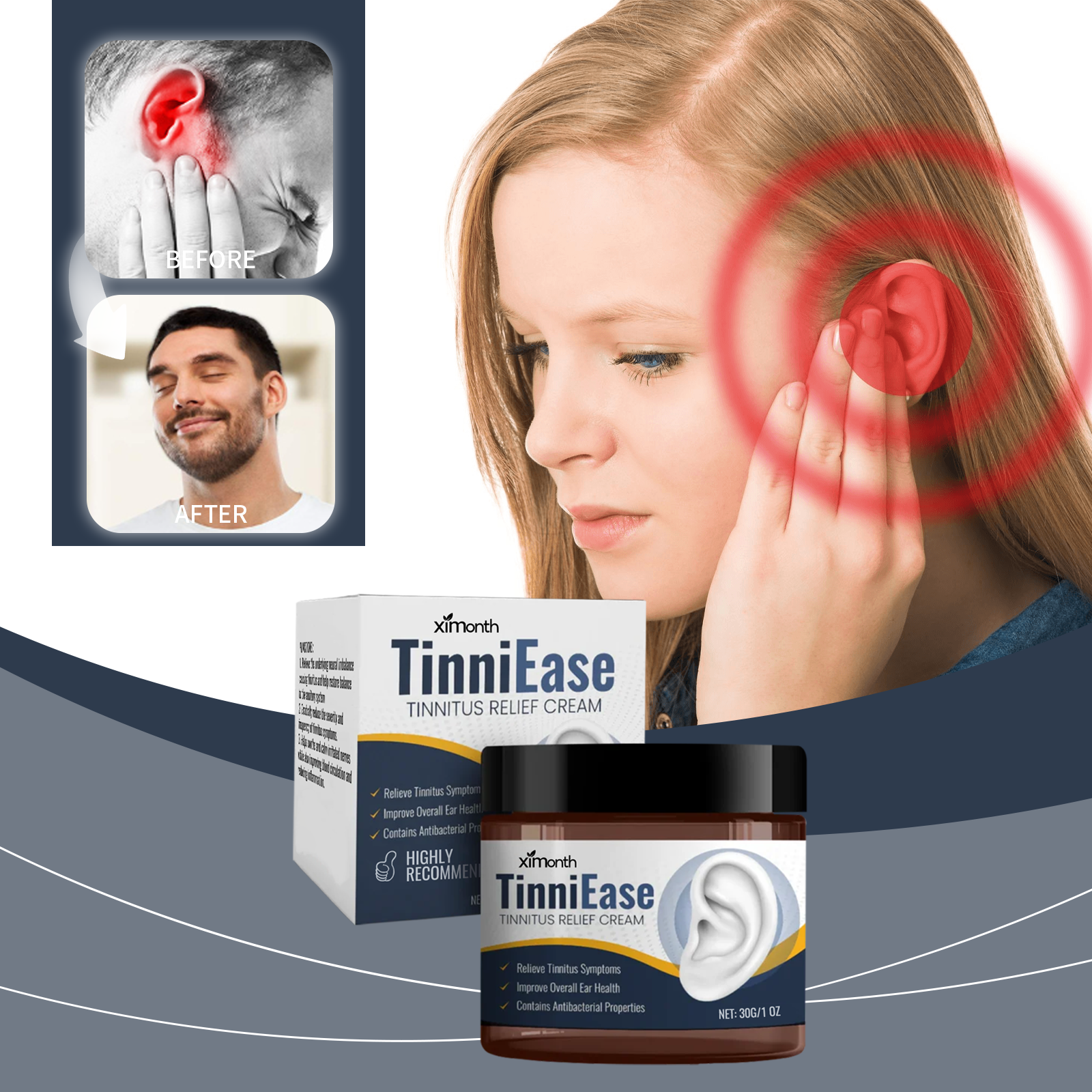 Крем для ухода за ушами Ежедневная нежная чистка ушей уход за ушами питательный крем для ухода за ушами