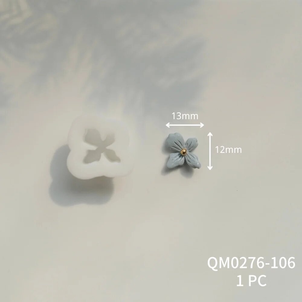 Резак для полимерной глины PLA белый 1 шт. QM0276-106