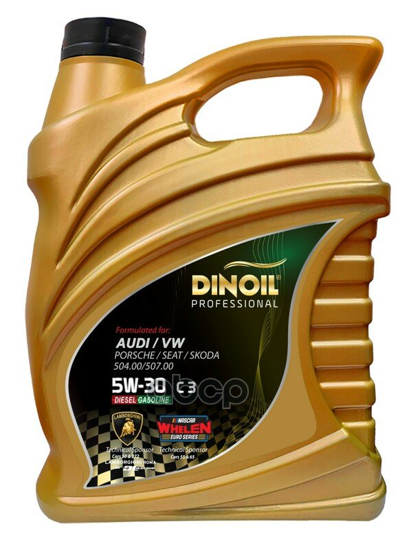 Масло моторное AUDI/VW 5W30 5L API SN ACEA C3 VW 504/507 MB 229.31 DINOIL арт. 39925