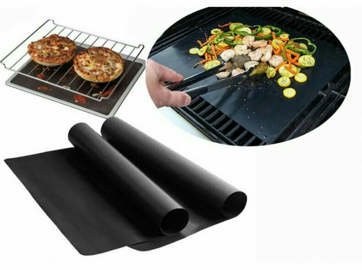 Коврик антипригарный для приготовления, многоразовый, прочный, 40X33СМ, 0,2ММ, тефлон