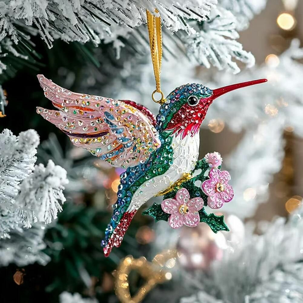 2D-подвеска "Колибри" для ёлки