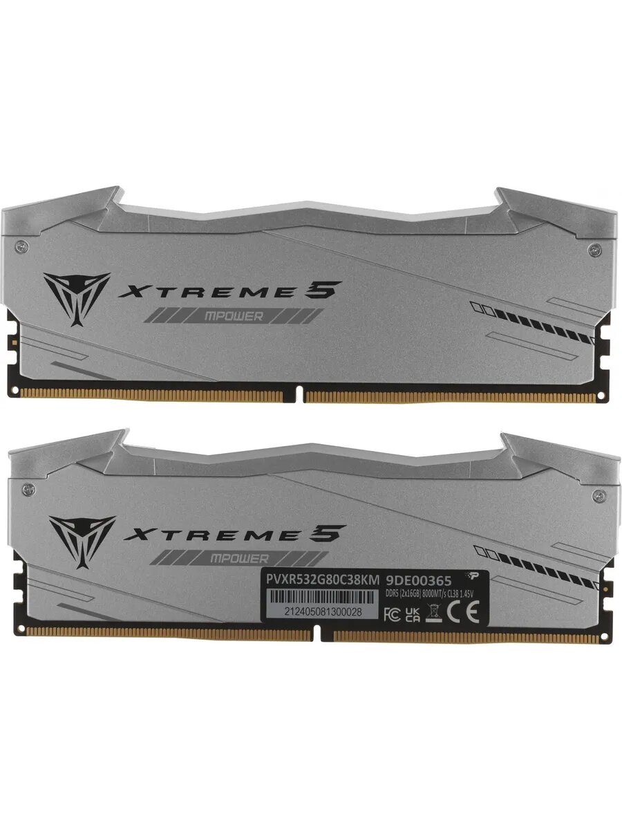 Память DDR5 2x16GB 8000MHz PVXR532G80C38KM Viper Xtreme 5