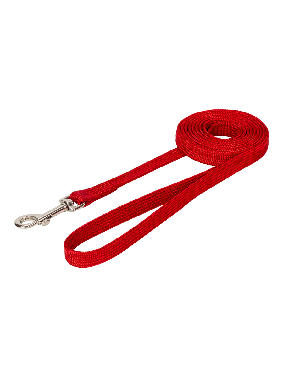 Поводок для собак Zoo One, длина 2 метра, нейлоновый, с карабином, ширина 16 мм, красный, 73-2486