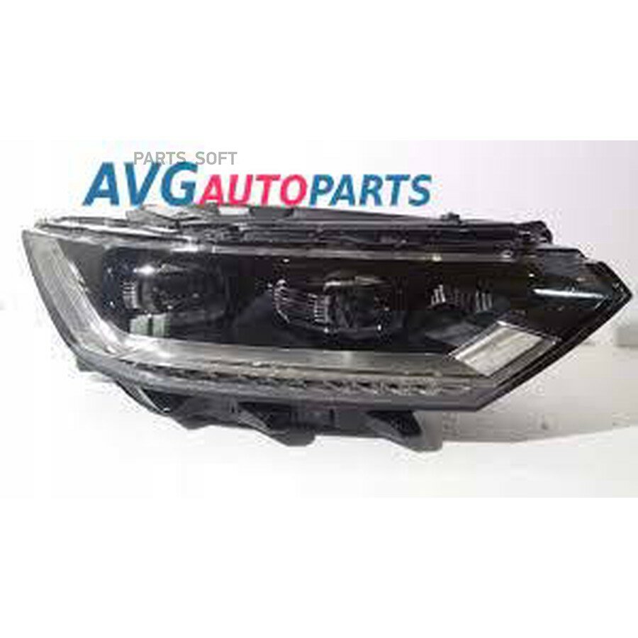 Фара электрорегулировка+мотор A-type H7/H7/H7 08-10 левая Depo от официального дистрибьютора, AVG, артикул 95400121CC