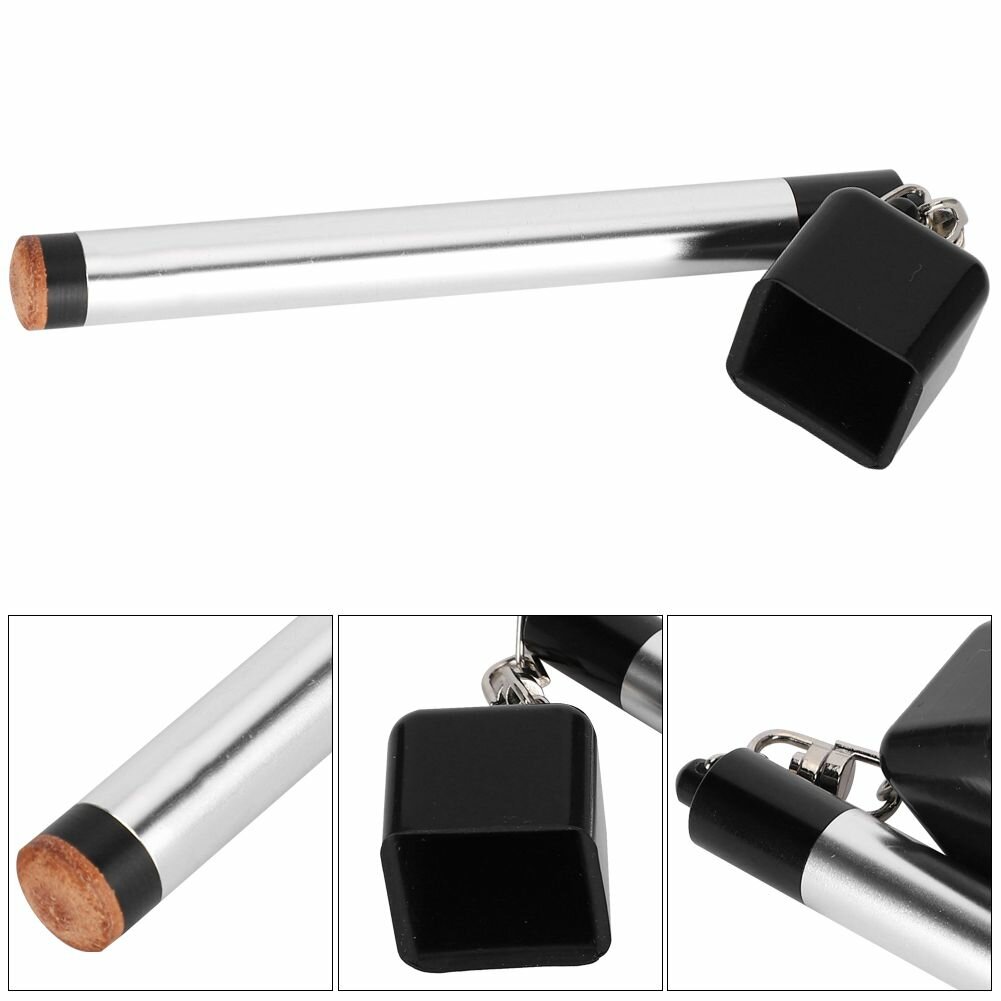 1 шт. небольшой портативный меловой бильярдный кий, наконечник для бильярдного кия, аксессуар для ремонта кия, аксессуар для бассейна