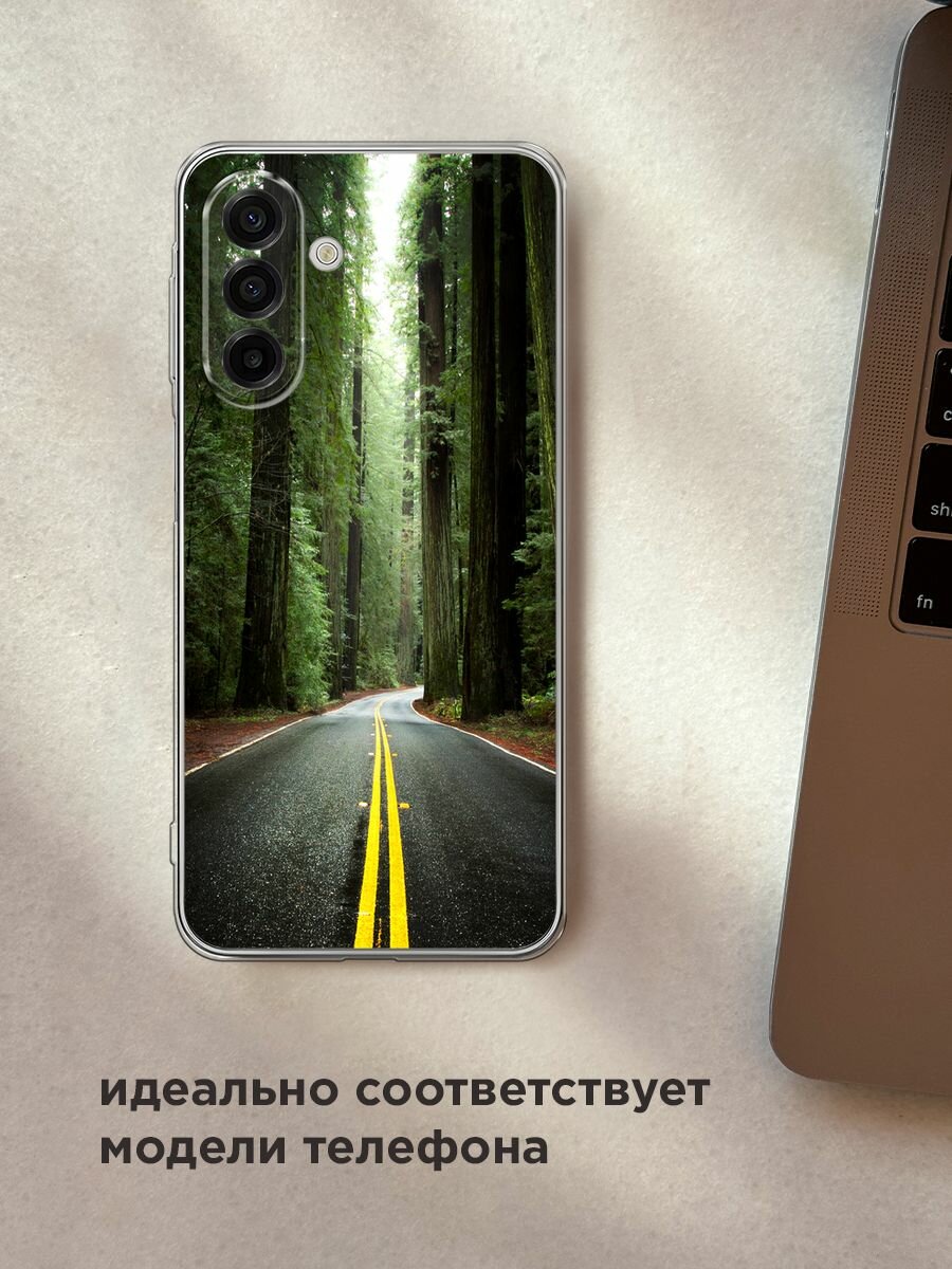 Чехол на Samsung Galaxy A17/A18 / Самсунг А17/А18 с принтом "Лес 17" — фото 1