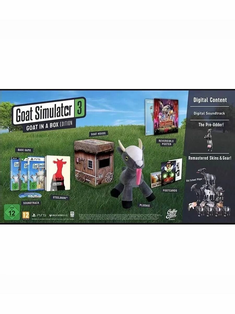 Игра Goat Simulator 3 Deluxe Collector's Edition, для PS5, диск, коллекционное издание