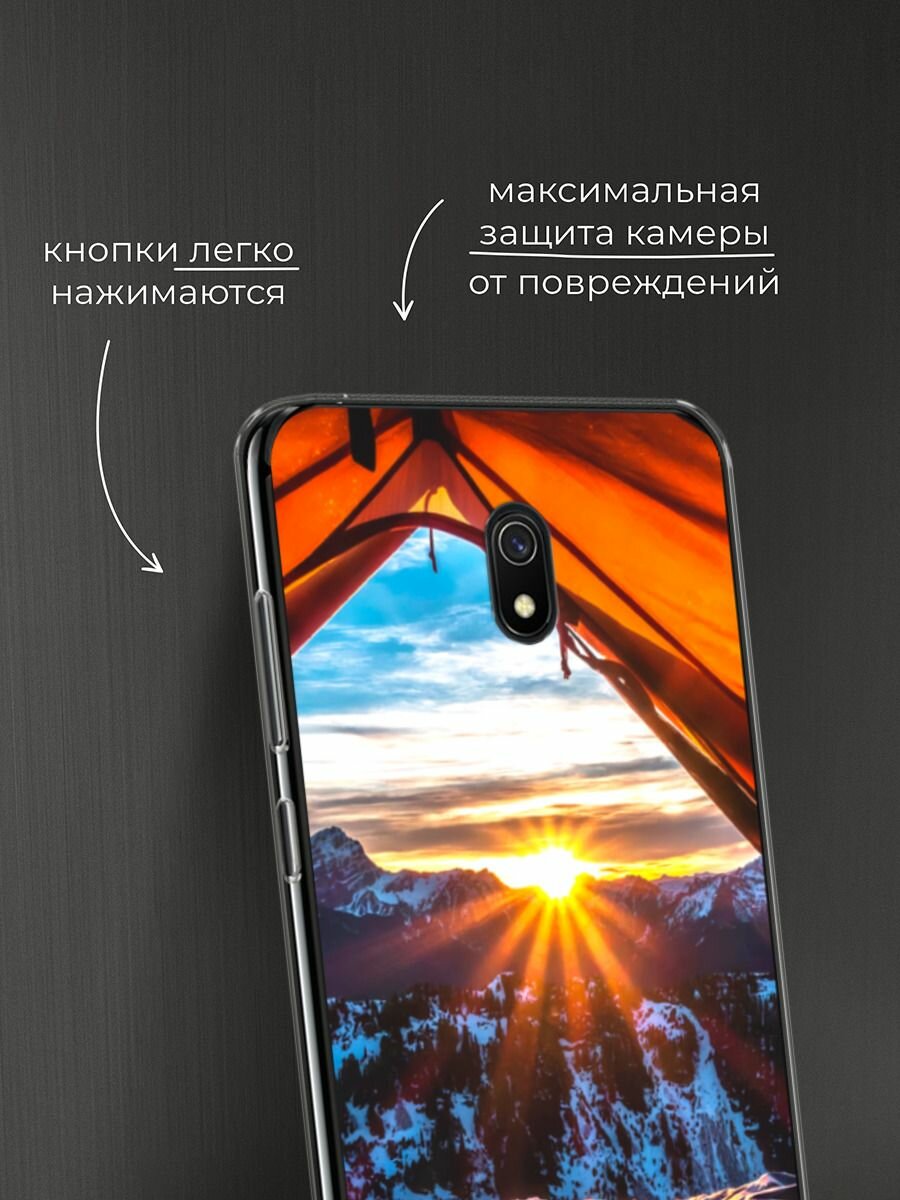 Чехол на Xiaomi Redmi 8A / Сяоми Редми 8А с принтом "Горы 7" — фото 1
