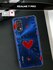 Чехол на Realme 7 Pro / Реалми 7 Про с принтом "Бордовые сердца паттерн"