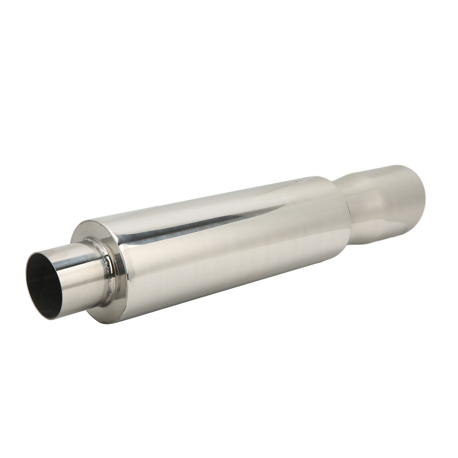 Задний глушитель с двойной стенкой из нержавеющей стали, 63 мм вход и 89 мм выход, универсальная автомобильная запчасть