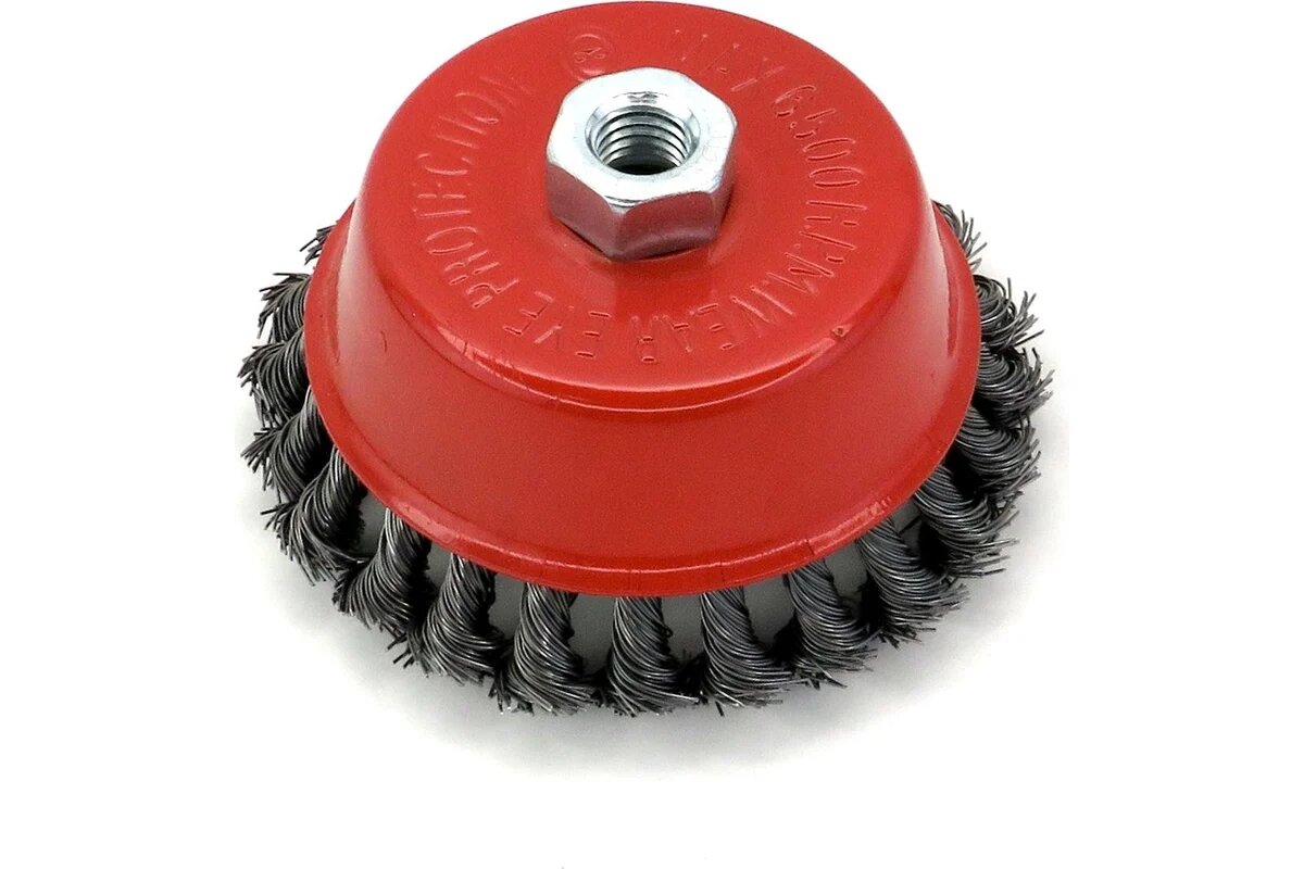 EuroBrush Щетка чашечная жгутовая 125 мм М14, ворс сталь 0.5 мм для УШМ 7-004