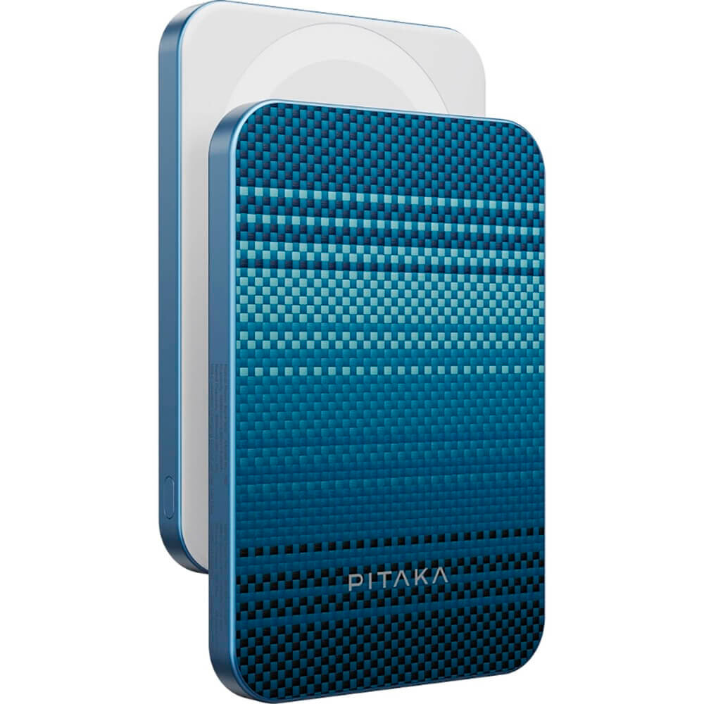 Повербанк Pitaka Power Bank Qi2, 5000mAh, синий