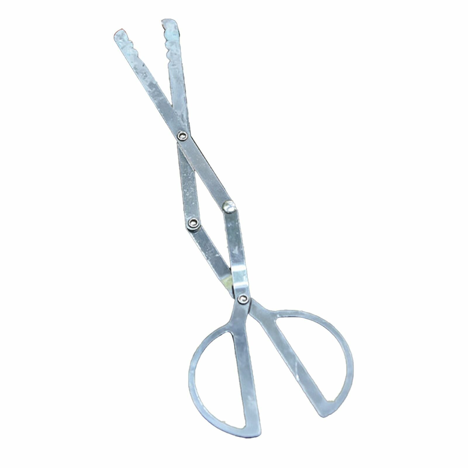 Складной захват для бревен, щипцы для огня, стабильные, прочные, длинные бревна для отдыха на природе, пинцет для дров для кемпинга