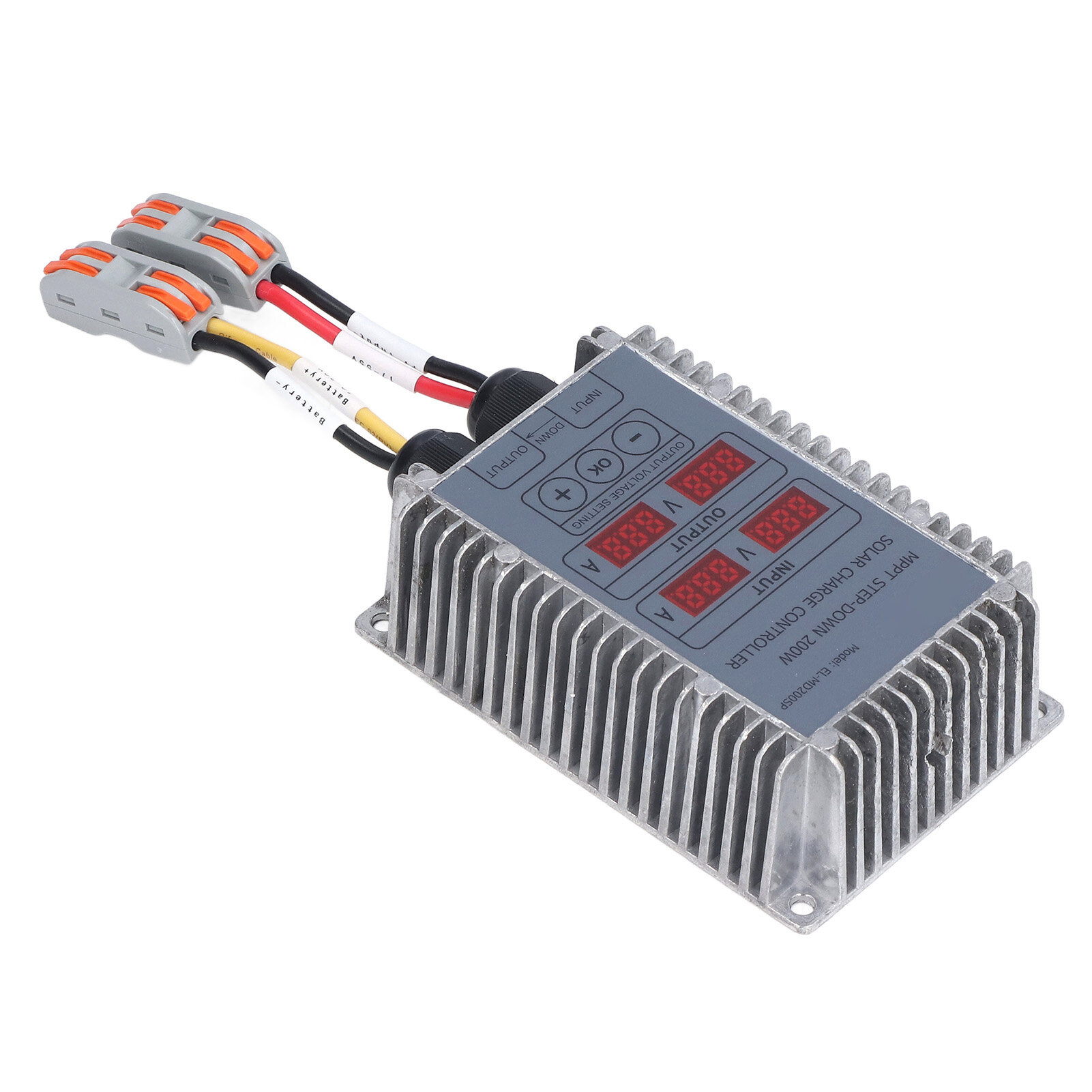 Контроллер заряда от солнечной батареи MPPT Buck Charging 10‑30 В с регулируемым управлением для аккумулятора 200 Вт