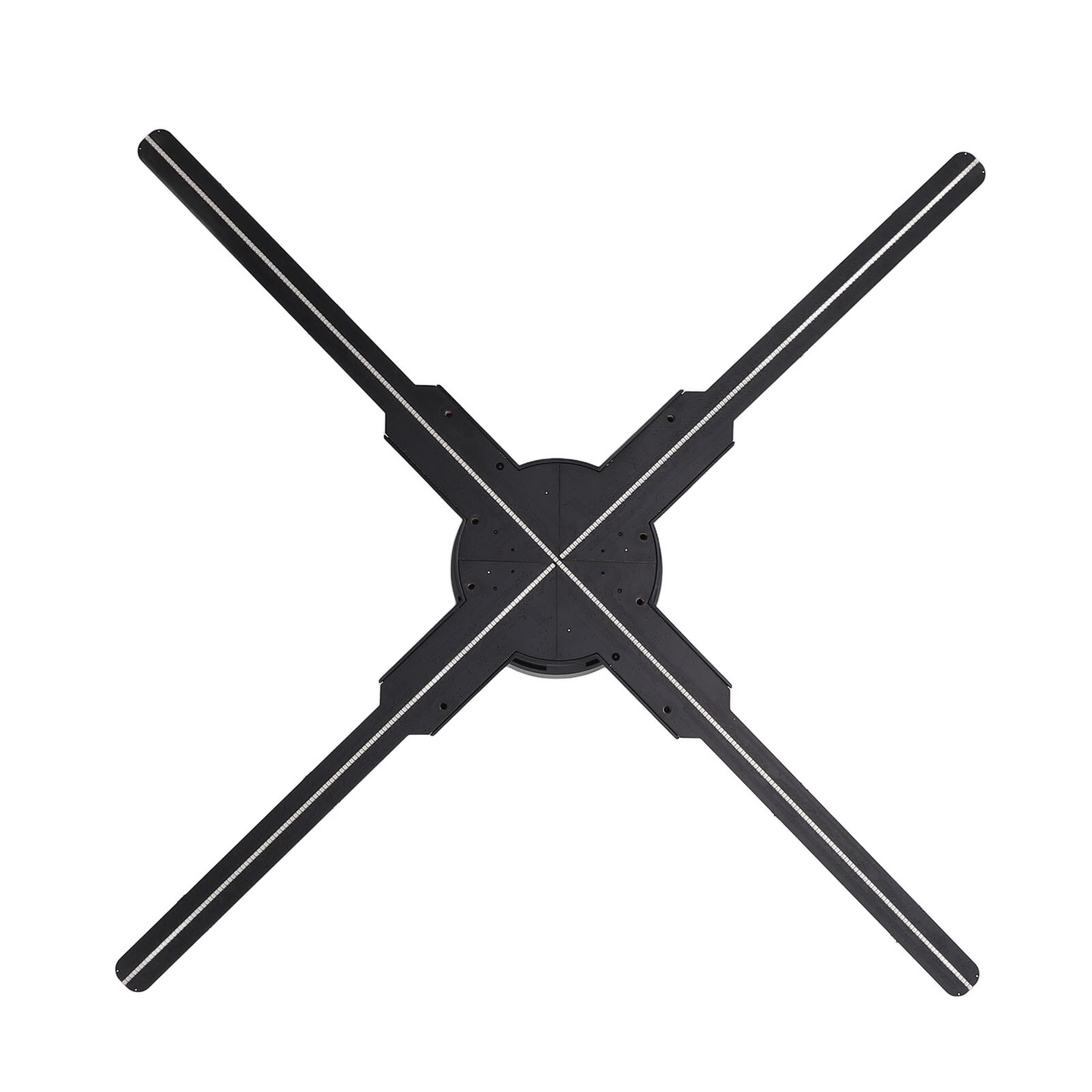 18.11-дюймовый 3D голографический вентилятор с высоким разрешением 2000x510, 4 лопасти, 510 светодиодов, Wi-Fi управление