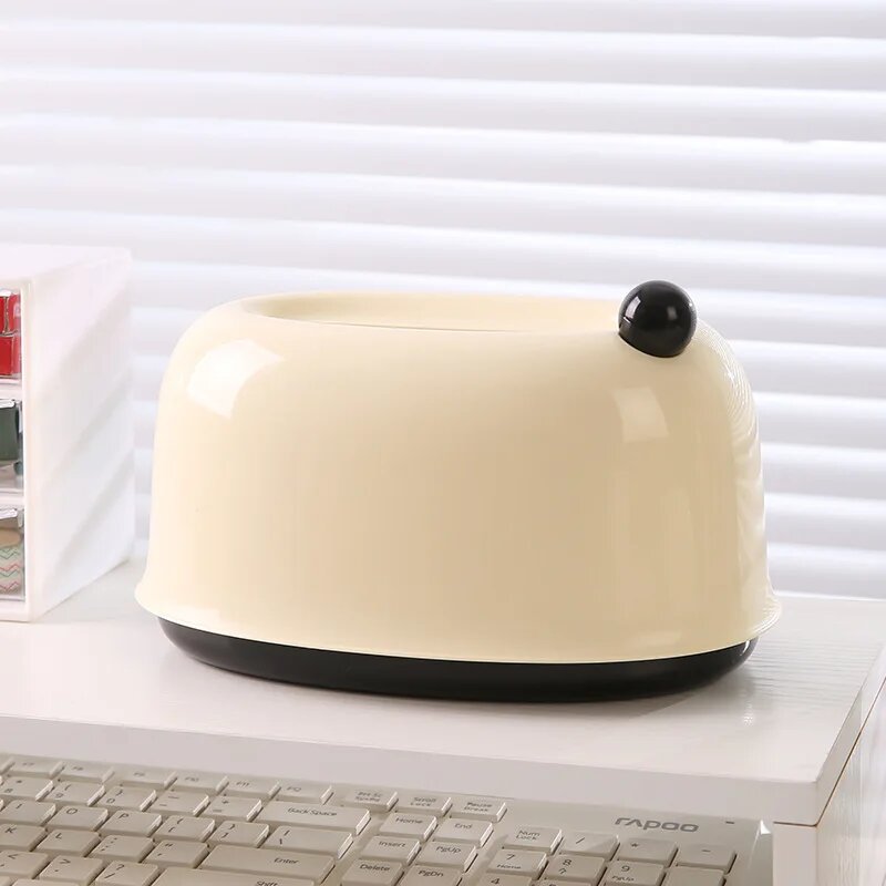Автоматическая коробка для салфеток Milk White-Black