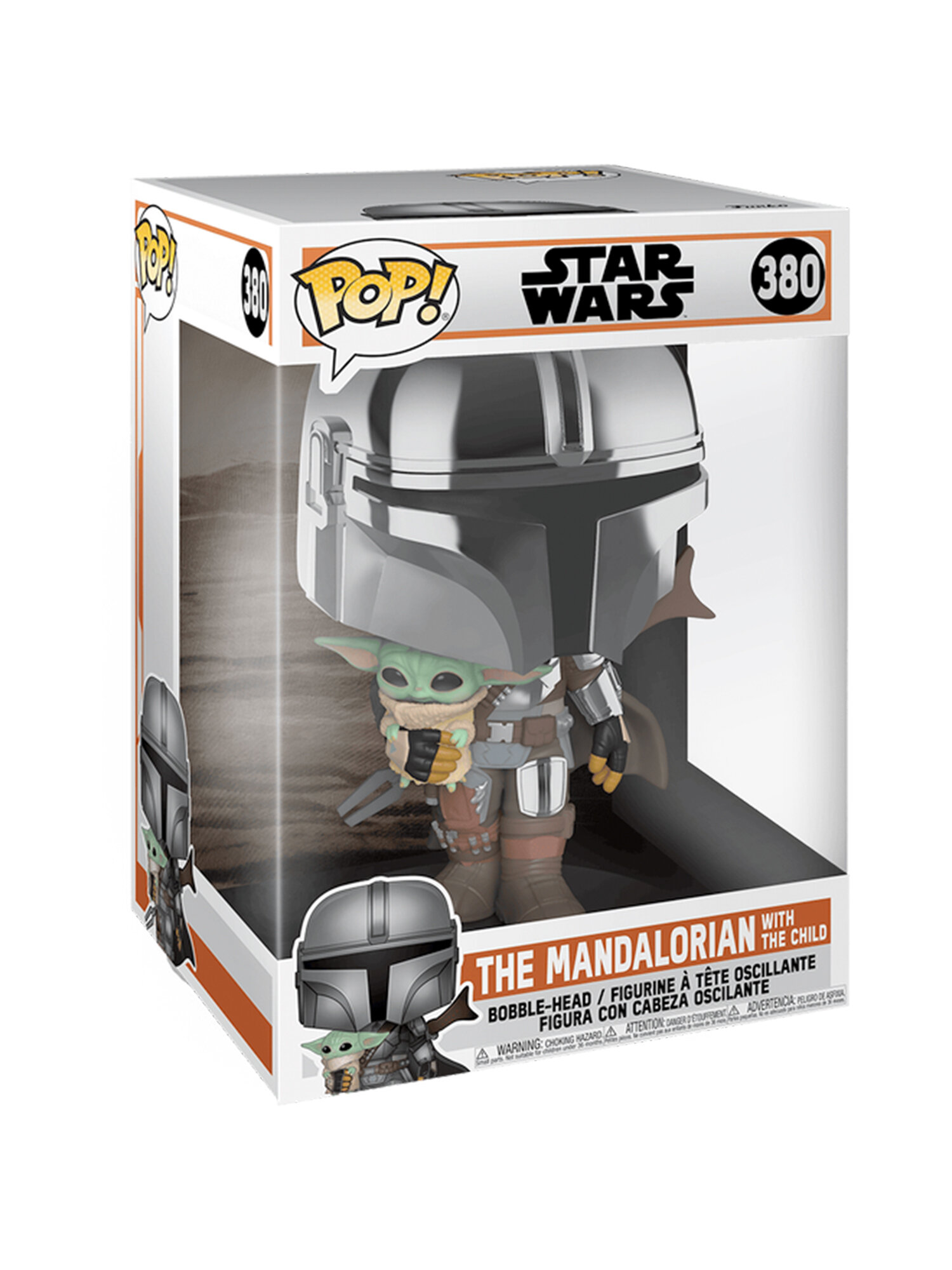 Фигурка Funko Pop! The Mandalorian with The Child 380 Star Wars Мандалорец из сериала Звёздные войны: Мандалорец
