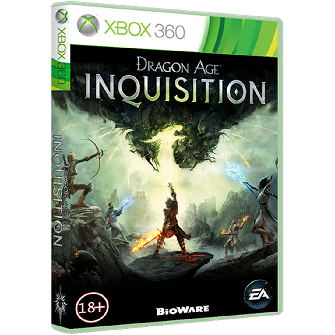 Диск с игрой Dragon Age Inquisition для X-Box 360 прошивка LT 3.0 (русские субтитры)
