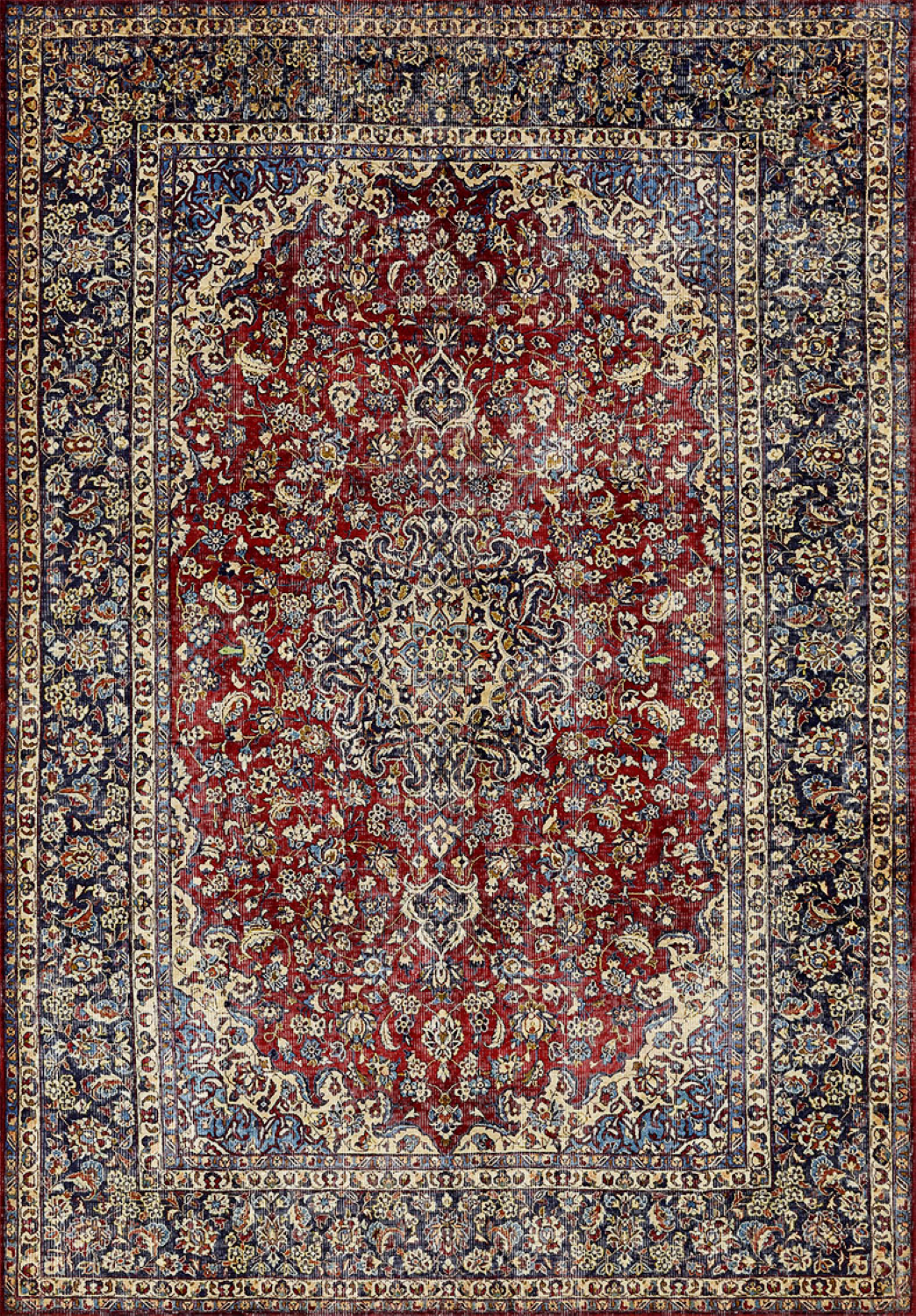 Ковер принтованный на шенилле "Momilani VTL1308 200х300см", противоскользящий