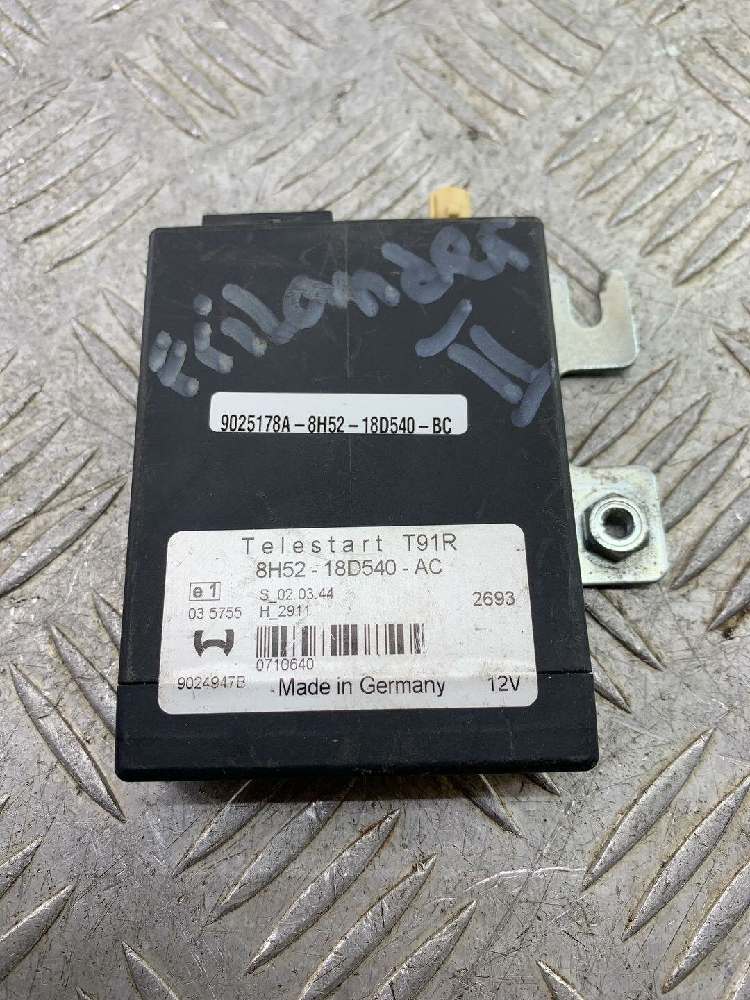 Блок управления дополнительным отопителем Land Rover Range Rover Sport рест. (2009 - 2013) 8H52-18D540-AC