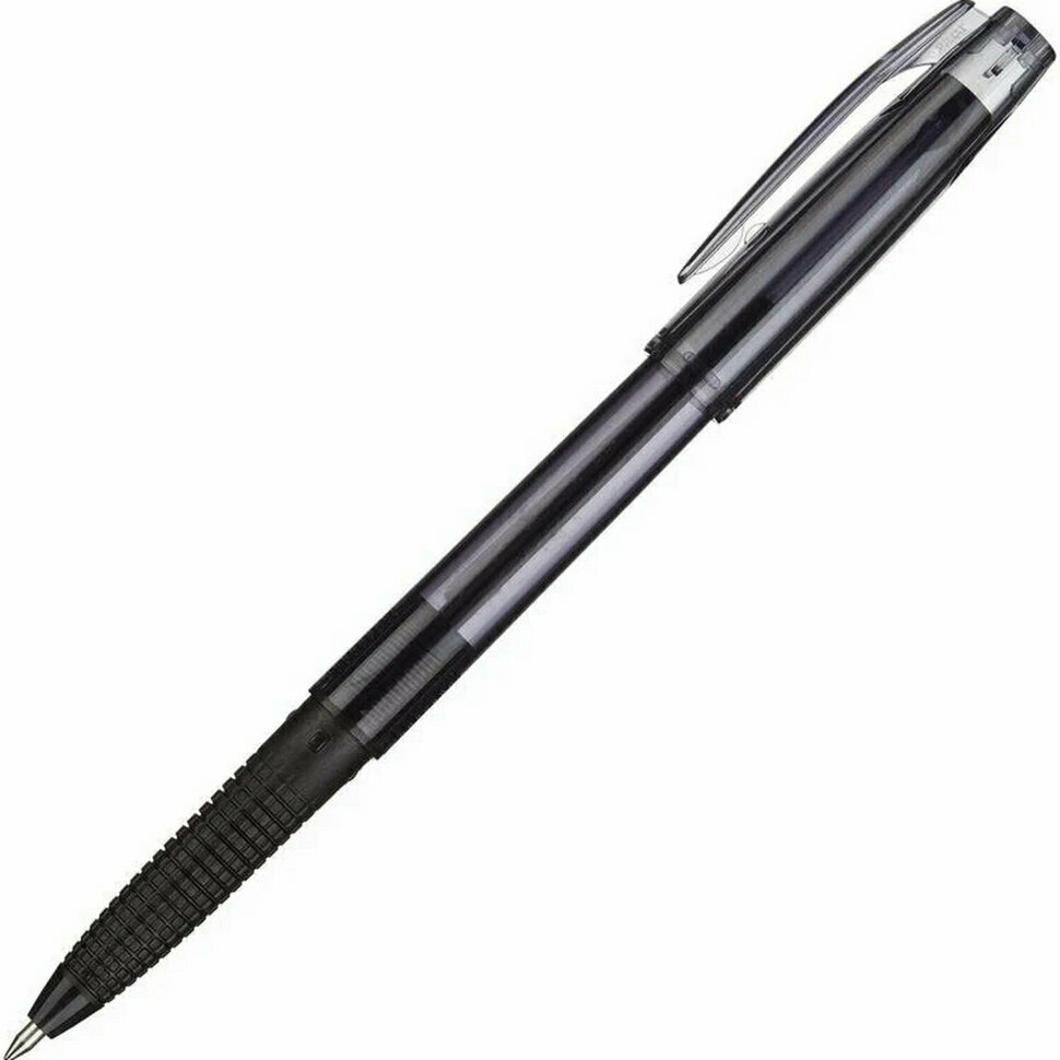 Ручка шариковая с грипом PILOT Super Grip G, черная, узел 0,7 мм, линия 0,21 мм, BPS-GG-F B, 144711