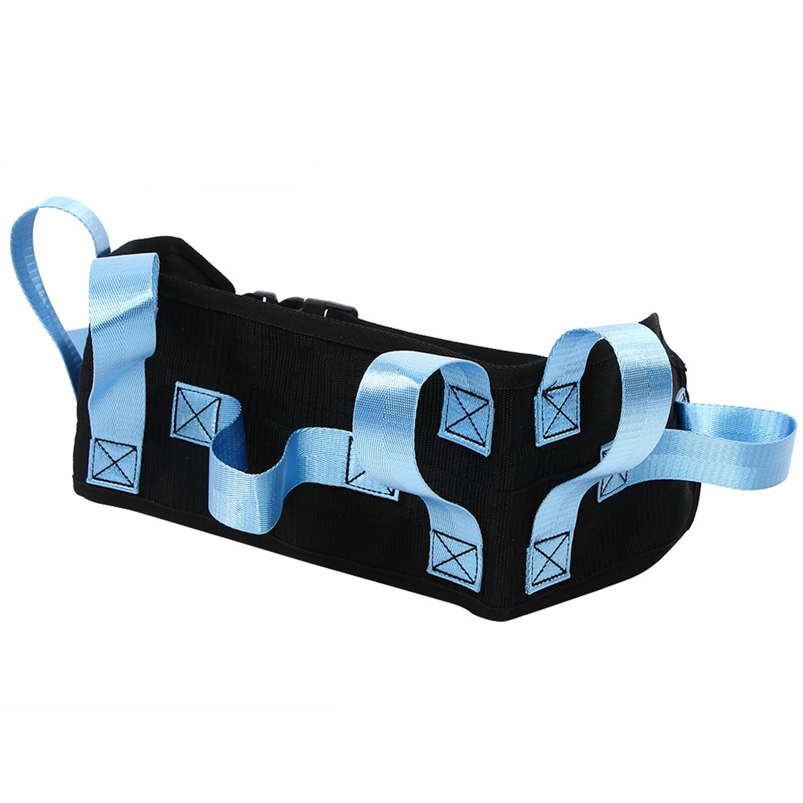 Пояс для тяги пожилых пациентов, безопасный для перемещения и трансфера, 100% новый, с шестью ручками, синий