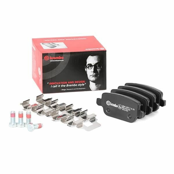 Колодки тормозные задние Форд Фокус Мондео Куга, BREMBO P24075