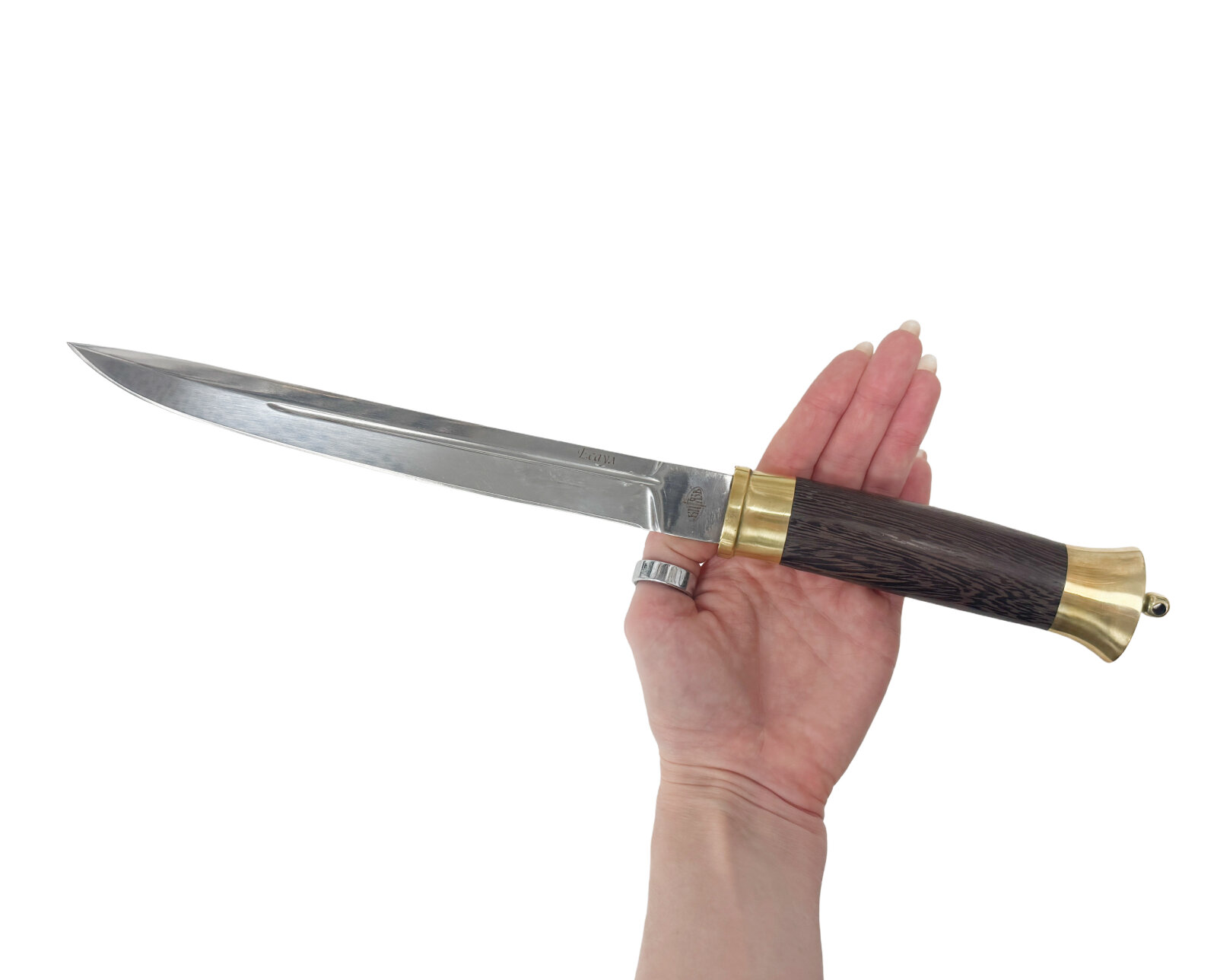 Пластунский длинный нож Есаул, сталь 95х18, арт. B852-35K