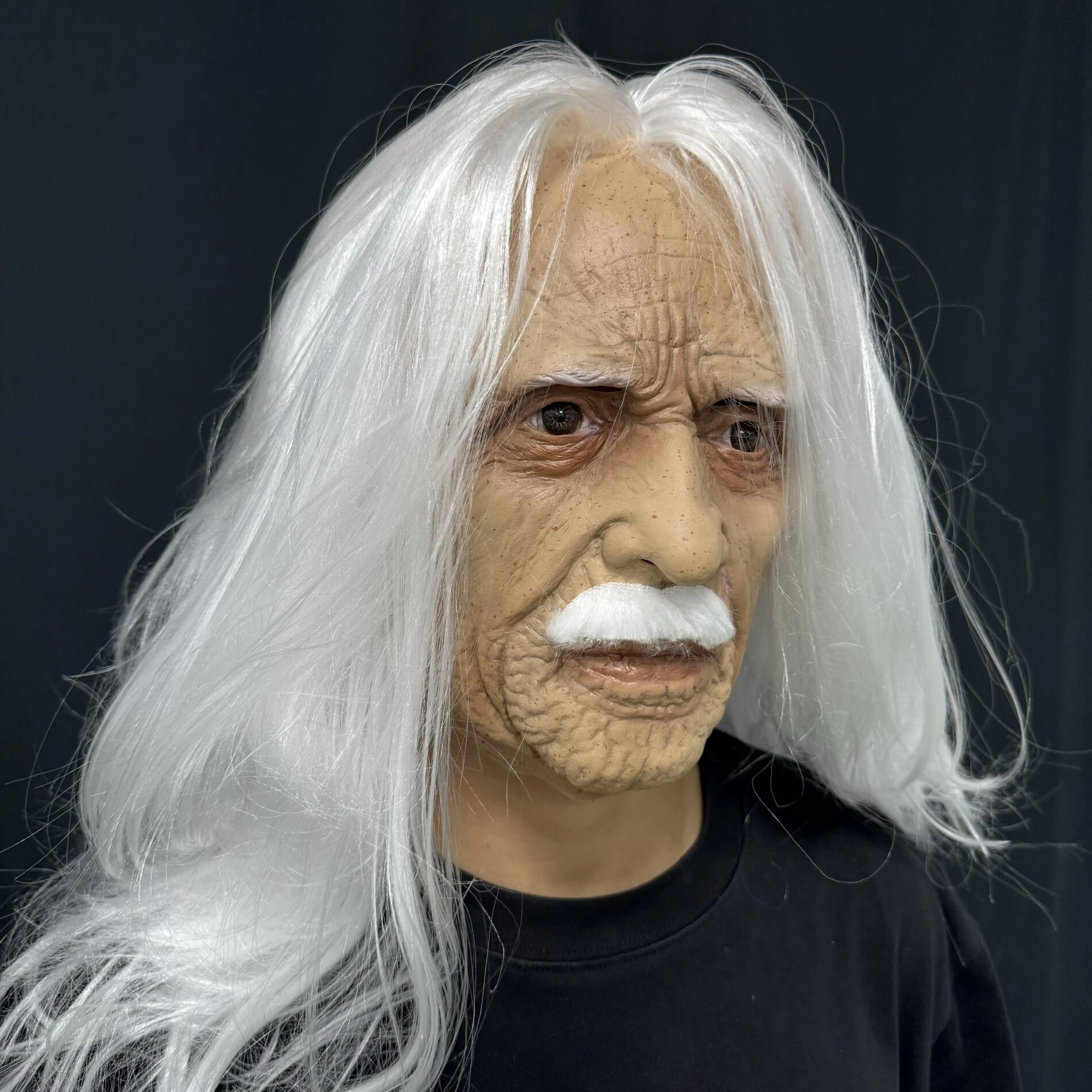 Латексная маска старика Old Man Latex Mask