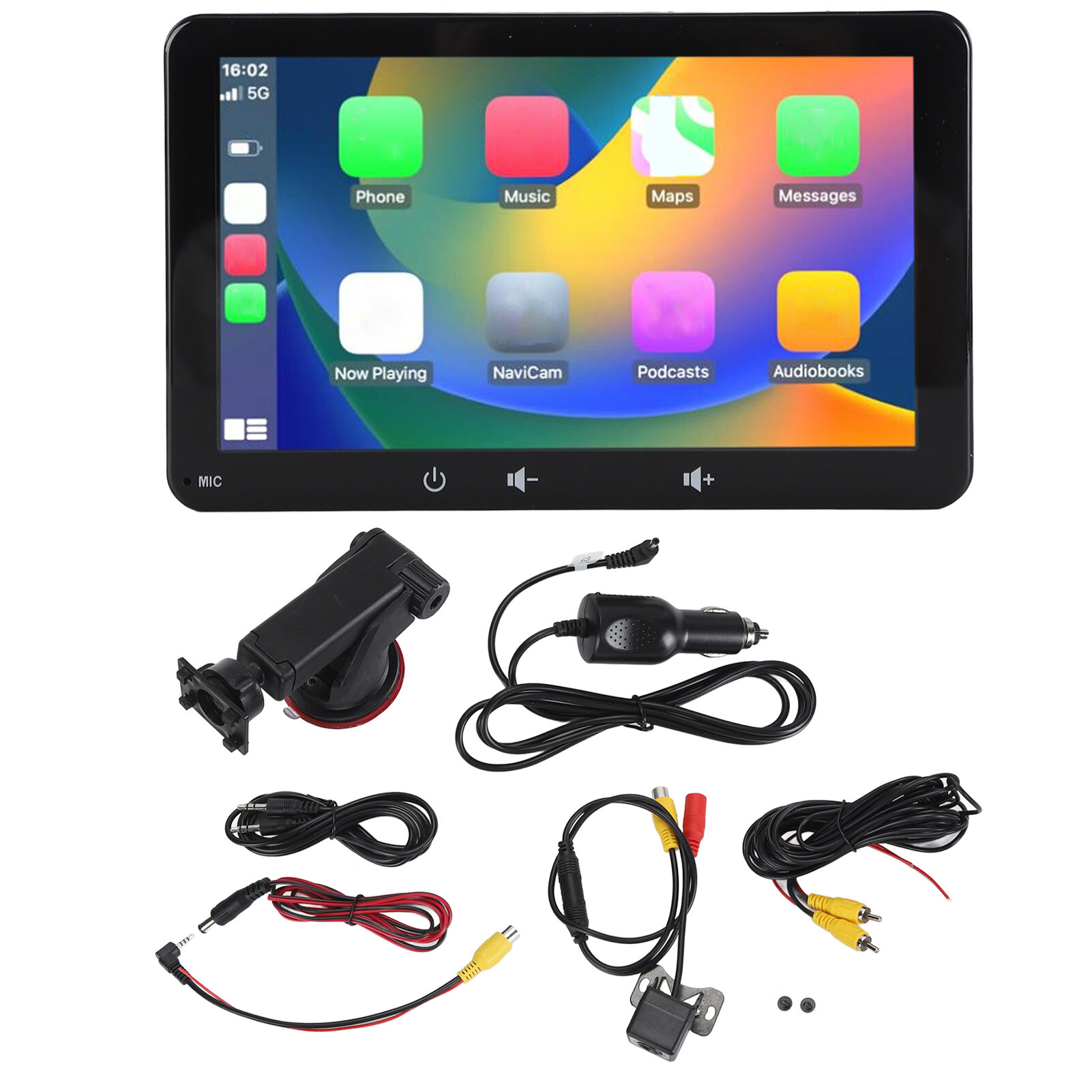 Портативная автомобильная стерео для CarPlay для Android Auto 7 -дюймовый HD HD -экранист