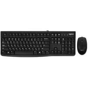 Клавиатура + мышь Logitech MK120 клав: черный мышь: черный/серый USB (920-002562)