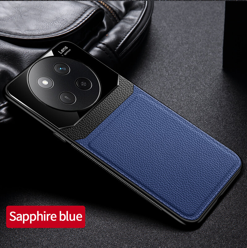 Чехол Для Honor X9C / Хонор Икс9С, soft touch, чехол-кардиомонитор, искусственная кожа, поликарбонат (PC), защита камеры, ударопрочный, усиленные углы, Honor, Honor X9C, blue,