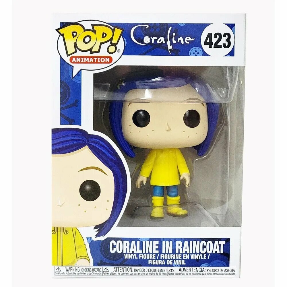 POP!423 Коралин. Коралин в плаще статуя 10CM