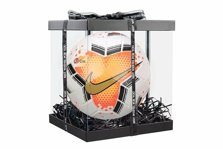 Мяч для футбола унисекс Nike резиновый сшитый машинной стежкой, бело-оранжевый, ONE SIZE