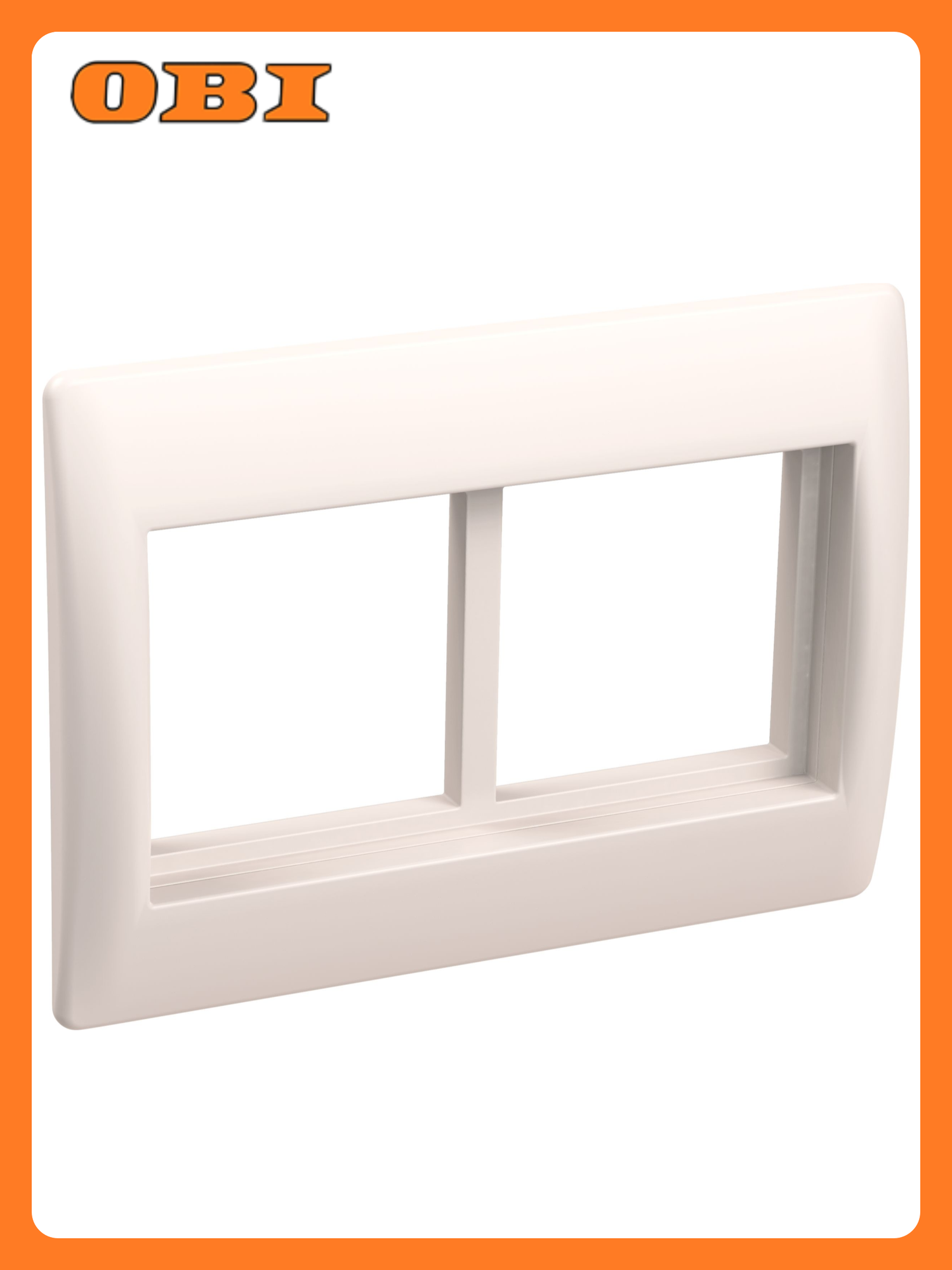 Рамка IEK "праймер", для парапетных кабель-каналов, 4 модуля, белая