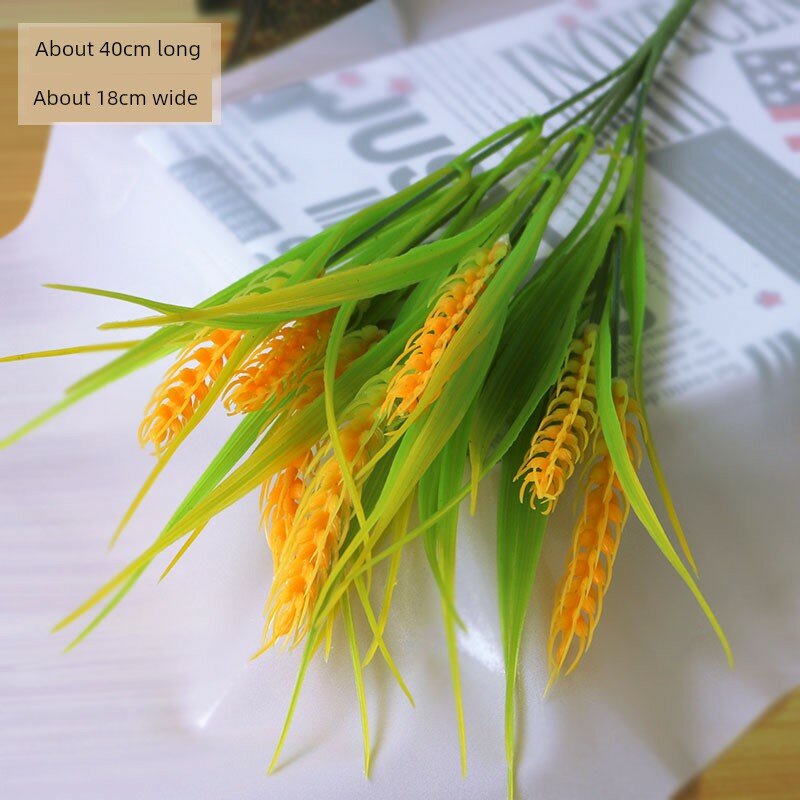 Искусственные цветы из соломы и ячменя для декора детских садов, пластиковые цветы для интерьера, сухоцветы, украшения
