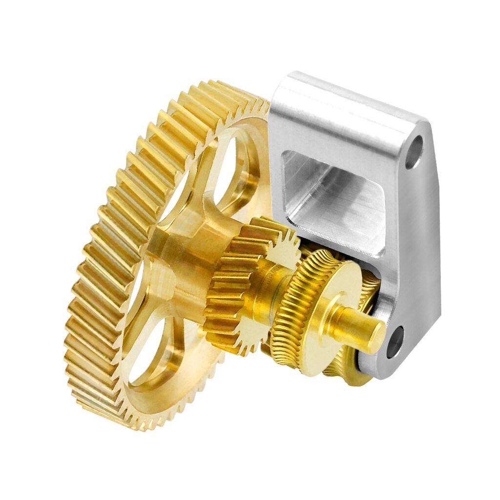 Модернизированный Цельнометаллический Комплект Зубчатых колес Экструдера Для 3D-принтеров С Закаленной Стальной Конструкцией