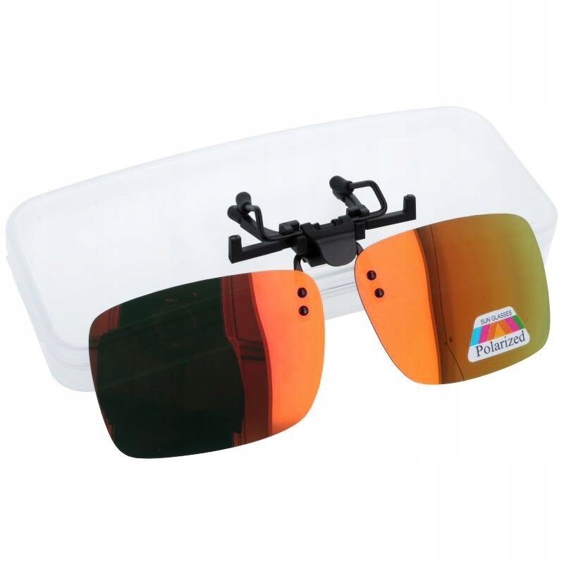 Солнцезащитные насадки, для водителя, поляризованные, цвет линзы золотой