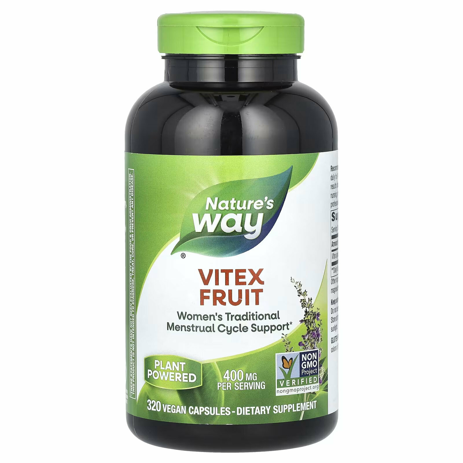 Nature's Way, Vitex Fruit, Витекс Фруит, прутняк обыкновенный в капсулах, 320 шт.