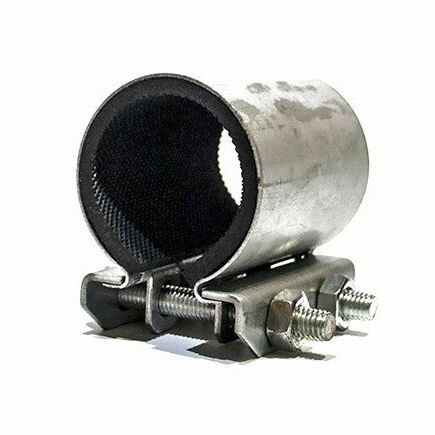 Хомут ремонтный 11/4" (41 мм) оцинкованный, ширина 70 мм